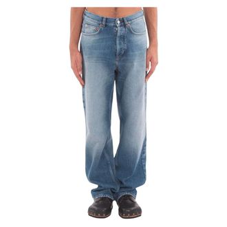 Magliano Homme, Jeans, Bleu, Taille: L Flattone Signature Loose Jeans