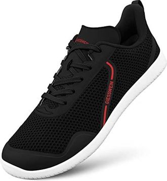 Giesswein Barefoot Femmes Noir 40 - Chaussures Pieds Nus en Laine m&eacute;rinos pour Femmes, Baskets de Fitness pour Le Sport en Plein air, Chaussures de Trail, Sneak