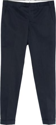 Pantaloni Torino pantalon chino à ourlet retroussé - Bleu