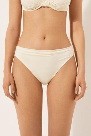 Calzedonia Bikinihose Shiny Satin Hautfarben