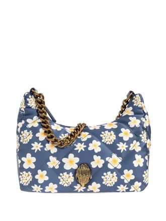 Kurt Geiger Umhängetasche mit Blumen-Print - Blau