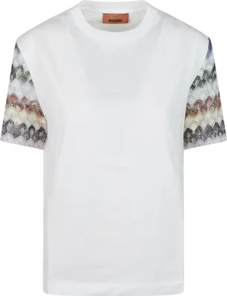 Missoni Femme, Tops, Blanc, Taille: 44 FR T-shirt