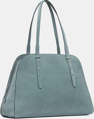 Kate Spade New York Kate Spade Maise Veloursleder-Tasche f&uuml;r Frauen in Dunkles Englischblau | Wildleder