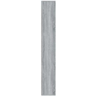 vidaXL B&uuml;cherregal Grau Sonoma 155x24x160 cm Vidaxl