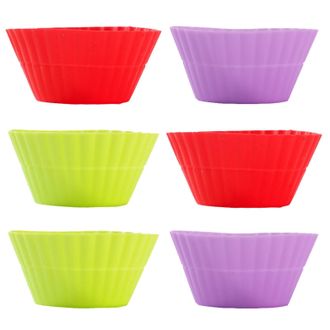 Generico Eierkuchenform - Backwerkzeug aus Silikon, hitzebest&auml;ndig, zum Backen von Cupcakes und Kuchen, f&uuml;r Schulprojekte, B&auml;ckereien, K&uuml;che, Restaurant, Anf&auml;n