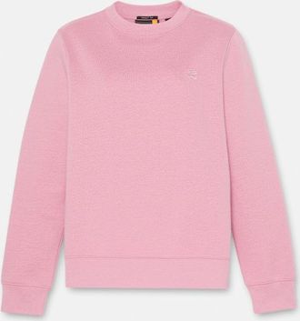 Timberland Exeter River Sweatshirt mit geb&uuml;rsteter R&uuml;ckseite und Rundhalsausschnitt f&uuml;r Damen in Pink, Damen, Pink, Gr&ouml;&szlig;e