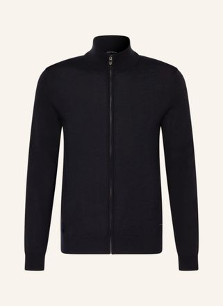 Joop Strickjacke Davis Aus Merinowolle blau