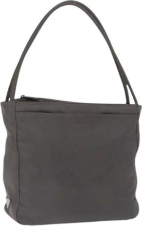 Prada Pre-owned Sac cabas en nylon - Femme - Pre-owned - Gris - Taille: ONE Size