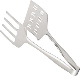 Angoily DOITOOL Verschlei&szlig;fester Edelstahl Fischspatel mit Hohlem Schaufeldesign Flacher Doppelseitiger Steakclip Vielseitiges Kochzubeh&ouml;r f&uuml;r Fettarmes Brate