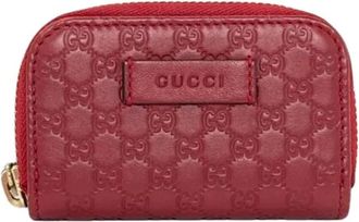 Gucci Porte-monnaie Pre-owned - Femme - Pre-owned - Rouge - Taille: ONE Size