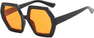 Generic Lunettes De Soleil Surdimensionnées Et Élégantes For Hommes, Idéales For Les Vacances, Les Fêtes, Les Photos Et Le Shopping.(Orange)