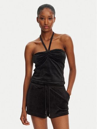 Juicy Couture Top JCWCT125325 Schwarz Slim Fit