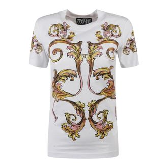 Versace Jeans Couture T-Shirts und Polos - - Tops - Damen - Wei&szlig; - 2XS