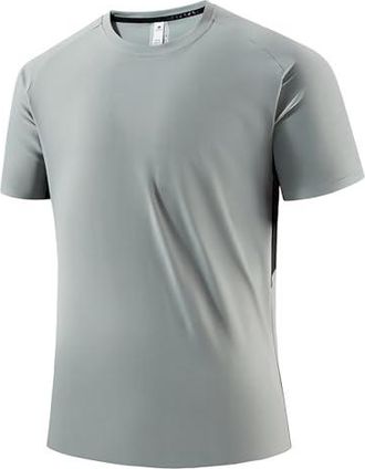 Generic T-shirt &agrave; col rond pour homme - L&eacute;ger et d&eacute;contract&eacute; - Couleur unie - Respirant - S&eacute;chage rapide - Classique - Manches courtes - Pour l&eacute;t&eacute; et la plage