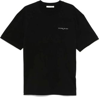 Ih Nom Uh Nit IH NOM UH Nit, Homme, Tops, Noir, Taille: 2XL Couronne Masque Logo Print T-shirt