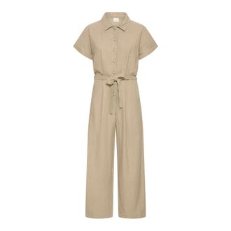 Ichi Jumpsuit - - Jumpsuits & Playsuits - Damen - Beige - S