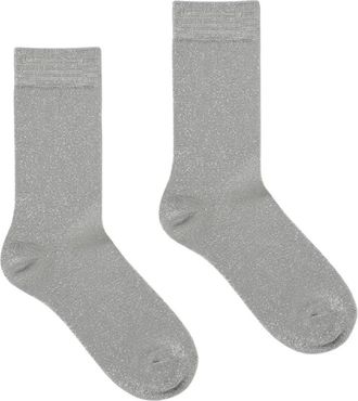 Swedish Stockings Femme, Accessoires, Gris, Taille: ONE Size Ines Shimmery Socks