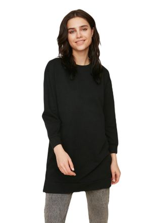 Trendyol Trendyol Damen Gerade Lange Ärmel Regulär Hijab-Sweatshirt