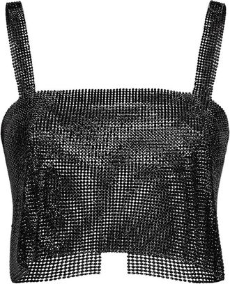 Twentyfourhaitch Femme, Tops, Noir, Taille: 38 FR Dunham Crop Top