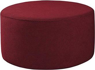Baoblaze Le Protecteur Rond de Repose-Pieds de Housses de Pouf Couvre des couvertures de Pouf de Stockage de Tissu Extensible, Machine &eacute;lev&eacute;e de Housse de - Vi