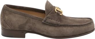 Valentino Garavani Homme, Chaussures, Gris, Taille: 43 1/2 EU Mocassins VLogo Signature