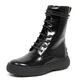 Tod's Winter Stiefeletten mit seitlichem Rei&szlig;verschluss - - Shoes - Damen - Schwarzk - 35 EU