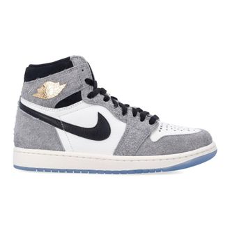 Nike AJ1 High OG City of Champions - - Sport - Herren - Grau - 45 1/2 EU