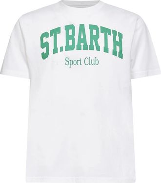 MC2 Saint Barth Homme, Tops, Blanc, Taille: XL Stb Sport 0157 T-shirt