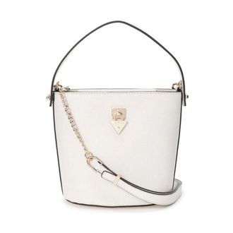 Guess Femme, Sacs, Blanc, Taille: ONE Size Patsie Bucket Bag