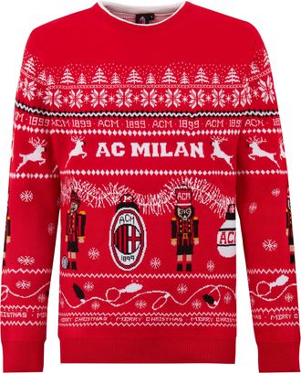 A.C. Milan AC Milan - Weihnachtspullover 2023, offizielles Produkt, Erwachsene, Unisex