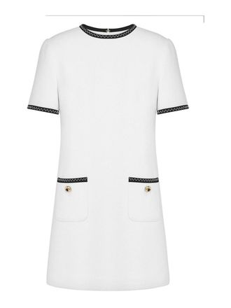 Moschino Pull Col Rond - Blanc