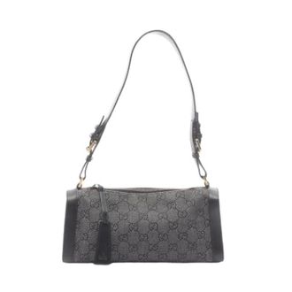 Gucci Sac bandouli&egrave;re vintage en denim Pre-owned - Femme - Pre-owned - Noir - Taille: ONE Size