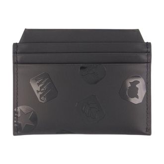 Vivienne Westwood Womens Card Holder - Vivienne Westwood Leather Black Calfskin Accessories Card-Holder
