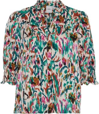 Ichi Ichi, Femme, Blouses et Chemises, Multicolore, Taille: 38 FR Blouse