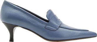 8 by YOOX LEATHER POINTY-TOE PENNY LOAFER