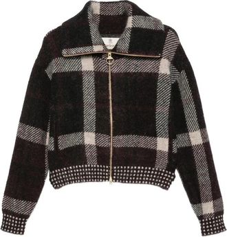 Barbour Carville Check-pattern Zip-up Jacket