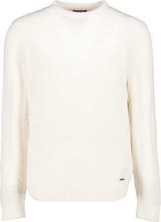 Ragman Herren Pullover beige unifarben