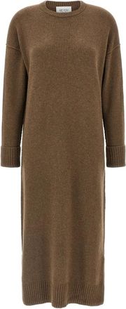 Be You Femme, Robes, Brun, Taille: 38 FR Robe Midi en Cachemire