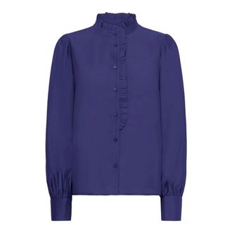 Ichi Ihkarlani SH Bluser 20121887 - - Blouses & Shirts - Damen - Blau - XL