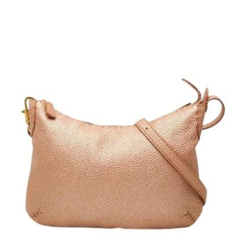 Fendi Sac bandouli&egrave;re en cuir Selleria Pre-owned - Femme - Pre-owned - Rose - Taille: ONE Size