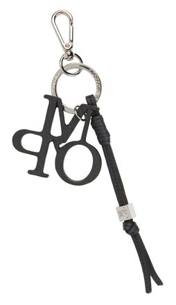 Marc O'Polo Leder Schl&uuml;sselanh&auml;nger Finna Key Ring Deep Blue Sea dunkelblau