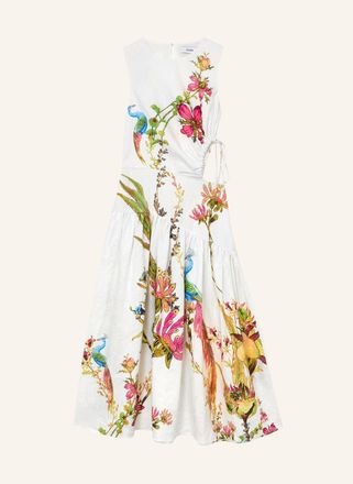 Reiss Reiss Leinenkleid Bianca Mit Cut-Out beige