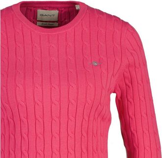 GANT Sweater Damen Strickpullover Baumwolle