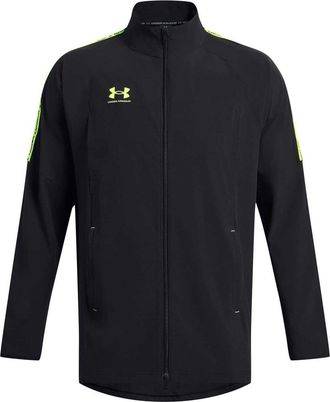 Under Armour Trainingsjacke f&uuml;r Herren, Rei&szlig;verschluss, Athletisch, Lang&auml;rmlig (Schwarz)