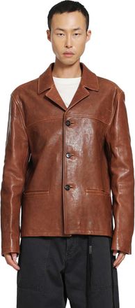 Ann Demeulemeester Pareli Leather Caban
