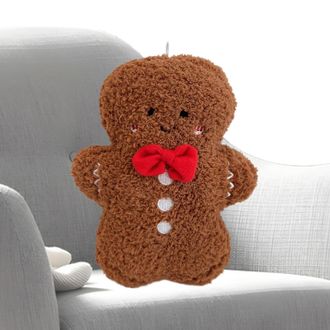 Generic Lugale Lebkuchenbread 17 cm, kuscheliges Spielzeug | Dekorative Weihnachtsdekoration f&uuml;r das Sofa der Weihnachtst&uuml;r