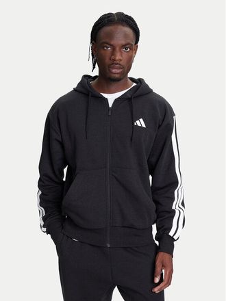 adidas Sweatshirt Essentials 3-Stripes JD1870 Schwarz Regular Fit