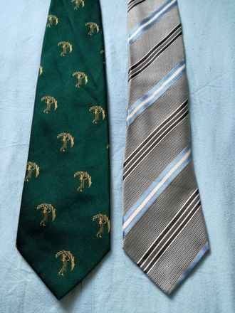 Ermenegildo Zegna 2 Silk Neck Ties