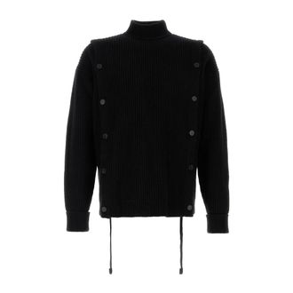SETCHU Setchu, Herren, Strickwaren, Schwarzk, MGr&ouml;&szlig;e