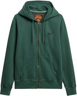 Superdry Sweat à capuche délavé zippé à logo Essential